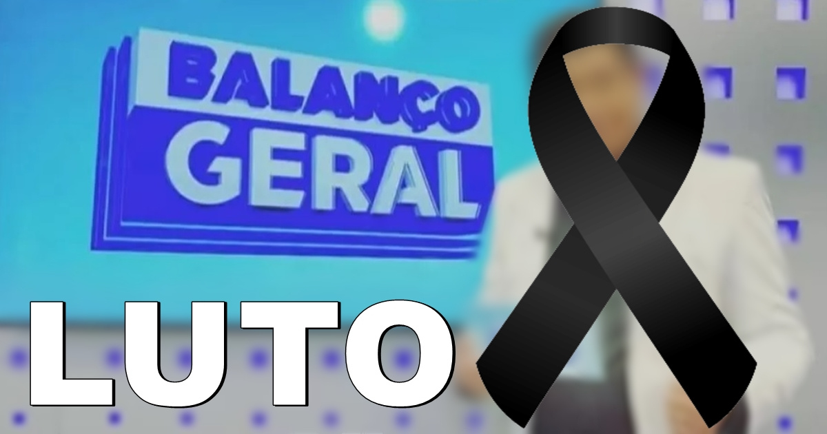Luto: Morre apresentador do 'Balanço Geral' em decorrência da covid-19 Luto: Morre apresentador do 'Balanço Geral' em decorrência da covid-19